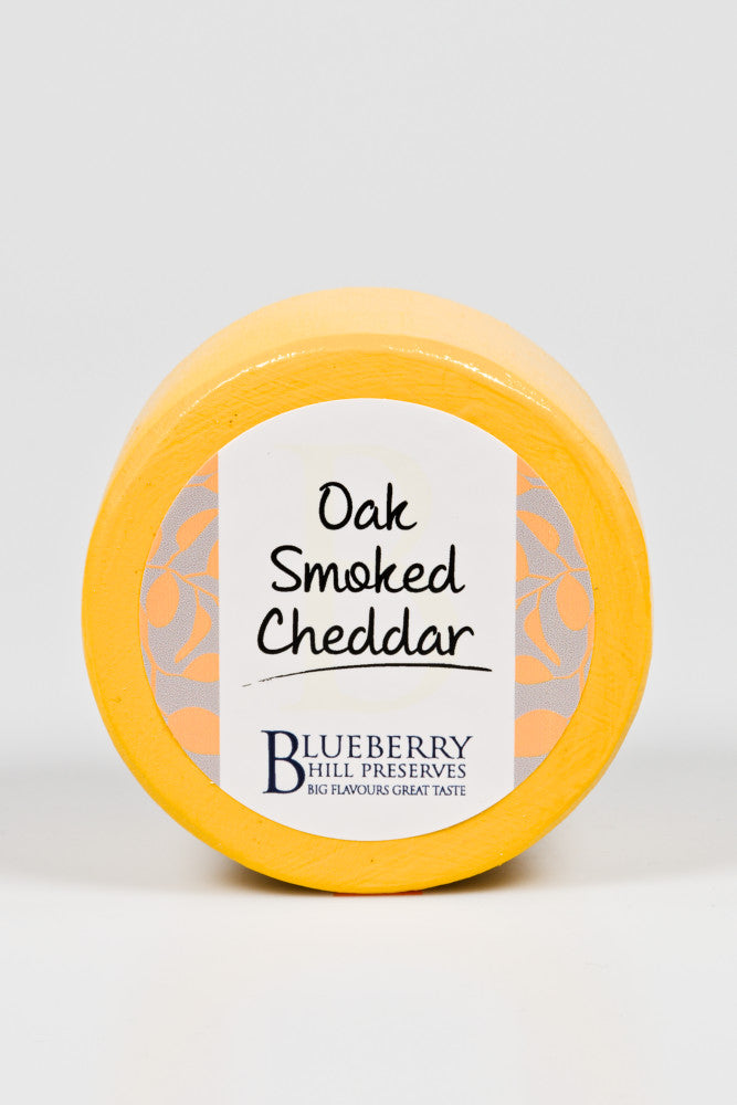 Oak Smoked Mature Cheddar Cheese Truckle – Blueberry Hill Preserves
